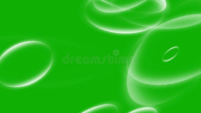 White Circular Shapes Motion Graphics with Green Screen Background ...