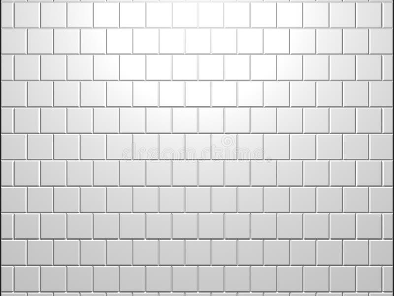 White Classic Tile Texture Background Stock Illustration - Illustration ...