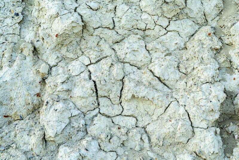 White Clay Texture, Gray Mud Cracked Background Stock Image - Image of ...