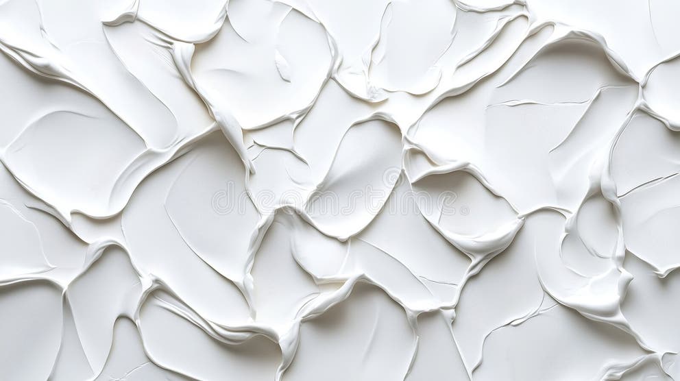 White Clay Texture, Hand Painted with a Relief Effect Stock ...