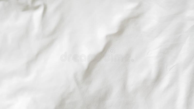 White Clean Bed Linen Background with Soft Folds and Minimal Texture ...