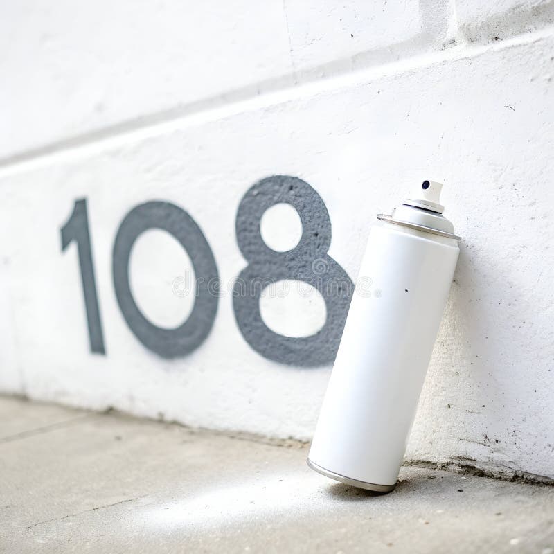 White Clean Spray Bottle 3D on White Background Stock Illustration ...