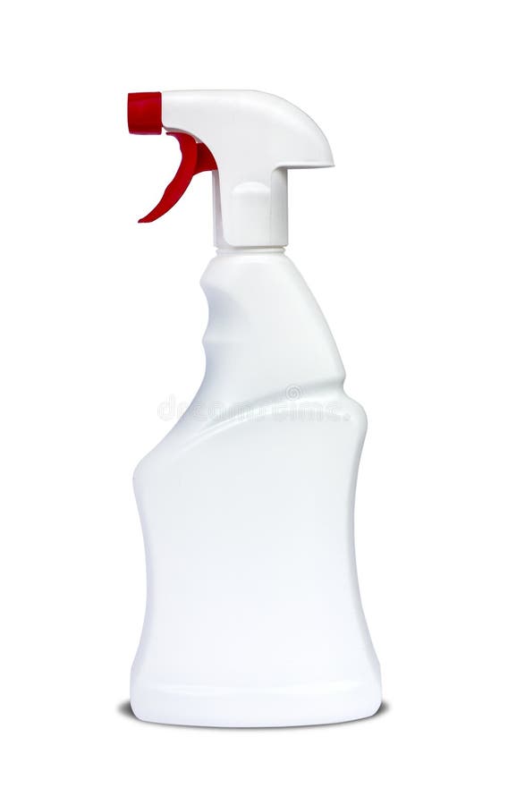 White cleaner bottle spray stock image. Image of drink - 159582157