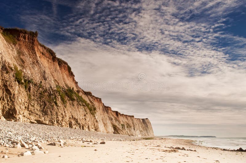 White cliffs in color stock image. Image of pebbles, cliff - 16785221