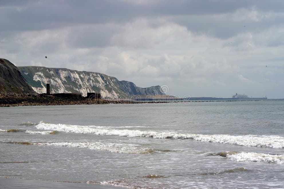 White cliffs of Dover stock image. Image of kingdom, limestone - 695781