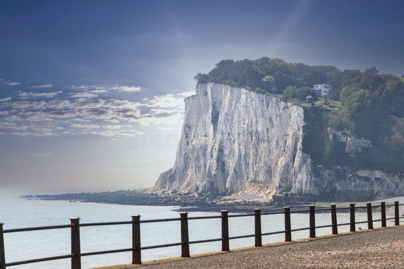 The White Cliffs of Dover in Dover, Kent, England Stock Image - Image ...