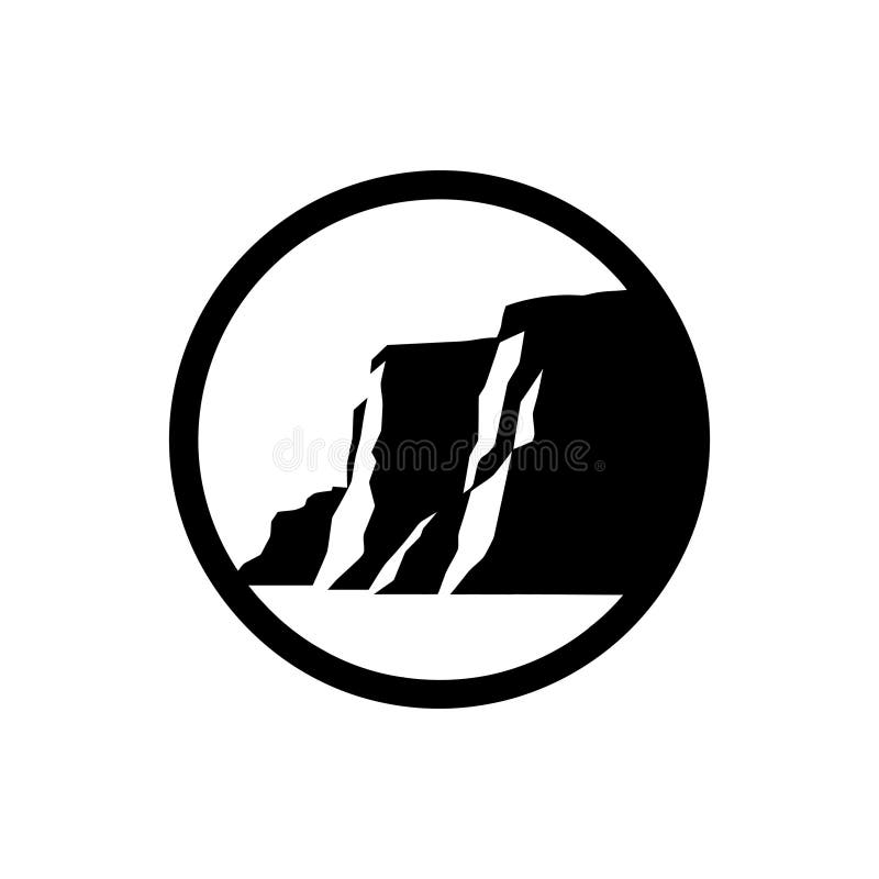 The White Cliffs of Dover Icon Stock Vector - Illustration of coastline ...