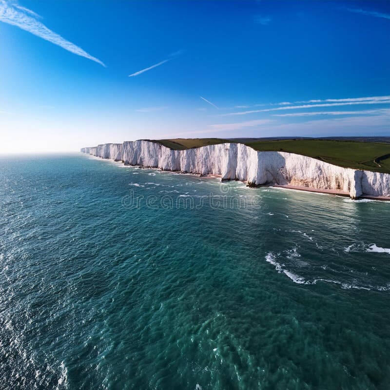 Cliffs of Dover, AI Generated Stock Illustration - Illustration of ...