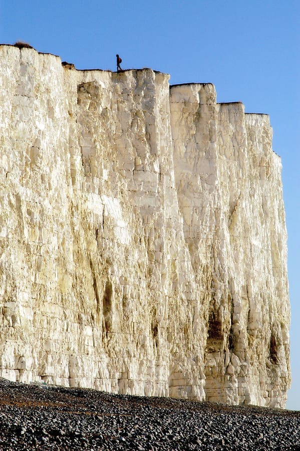 White Cliffs in England stock photo. Image of vertical - 2478268