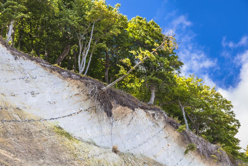 White Cliffs on Ruegen stock photo. Image of beauty, recreation - 45351316