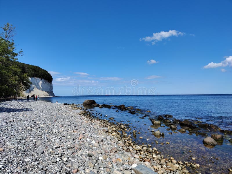 White Cliffs in Rugen, North Germany Stock Photo - Image of cliffs ...