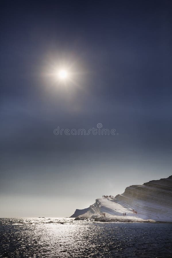 The White Cliffs of Scala Turchi, Sicily Stock Photo - Image of travel ...