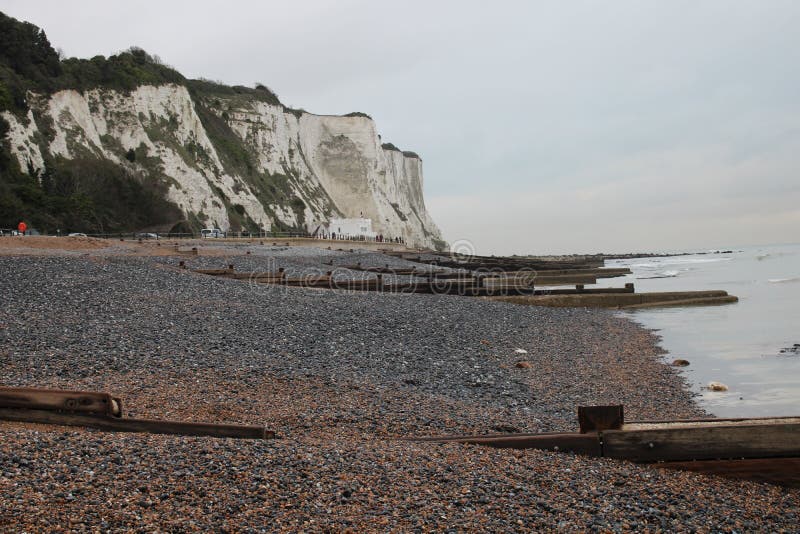 White Cliffs of St Margarets Bay Kent, England, Uk Stock Photo - Image ...