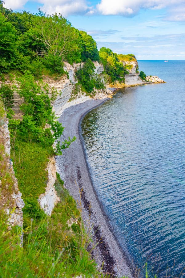 White Cliffs of Stevns Klint in Denmark Stock Image - Image of dinosaur ...