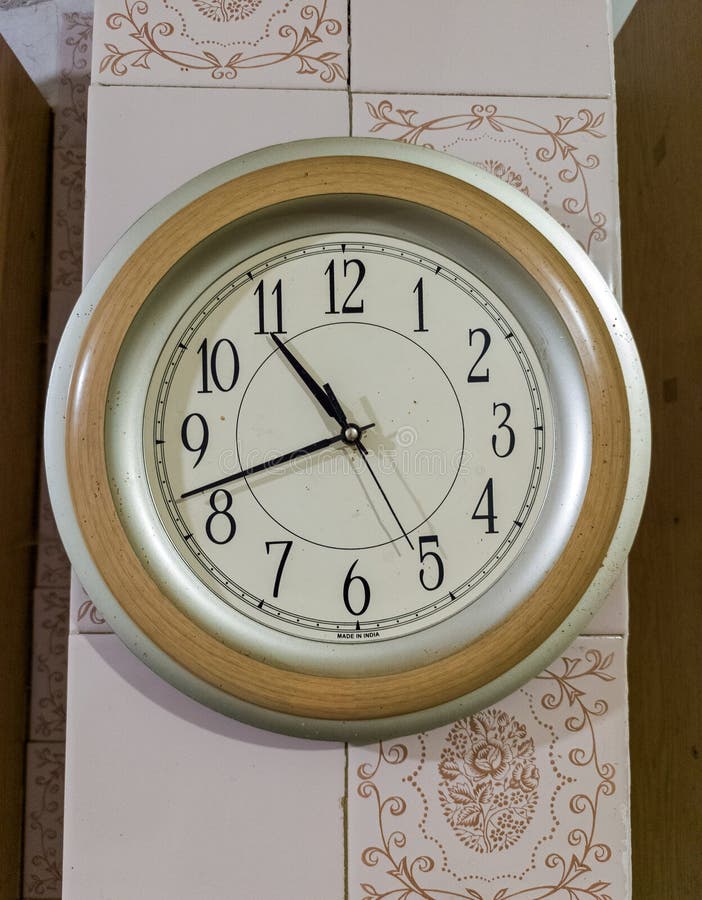 A Clock Sitting in the Middle of a Desert. Generative AI Image. Stock ...