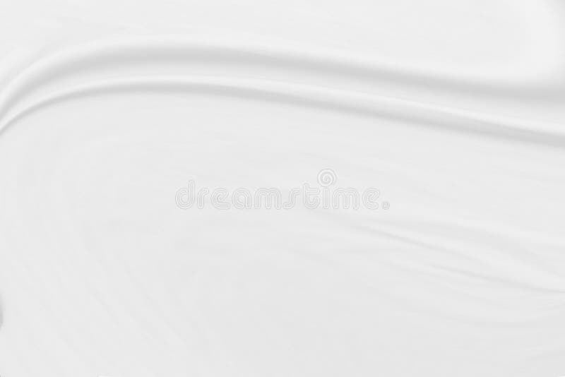 White Cloth Background Abstract with Soft Waves Stock Image - Image of ...