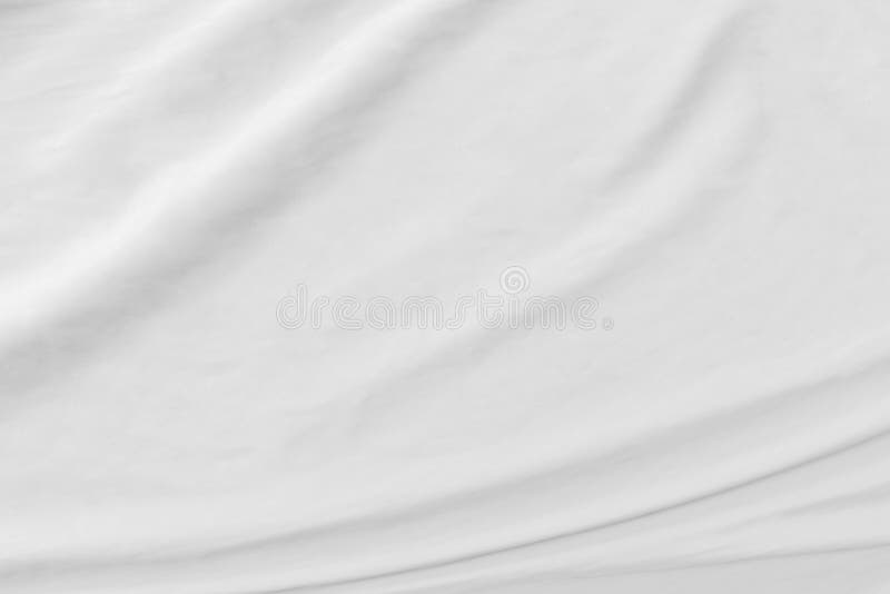 White Cloth Background Abstract with Soft Waves Stock Photo - Image of ...