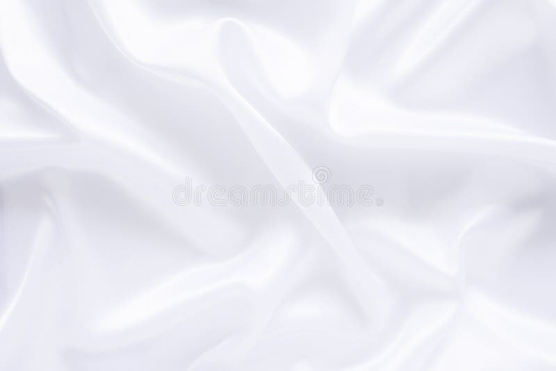 White Cloth Background Abstract with Soft Waves Stock Image - Image of ...