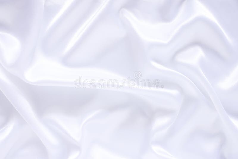 White Cloth Background Abstract with Soft Waves Stock Image - Image of ...