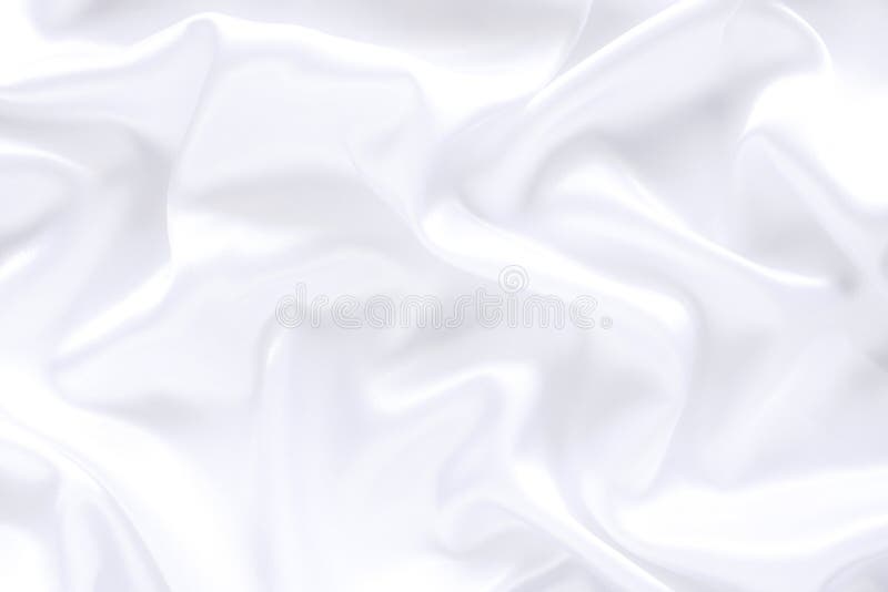 White Cloth Background Abstract with Soft Waves Stock Photo - Image of ...