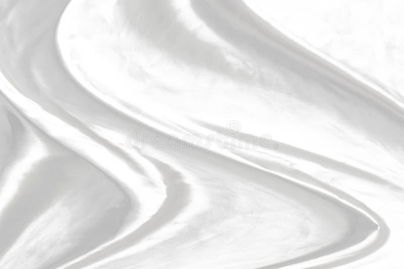 White Cloth Background Abstract with Soft Waves Stock Image - Image of ...