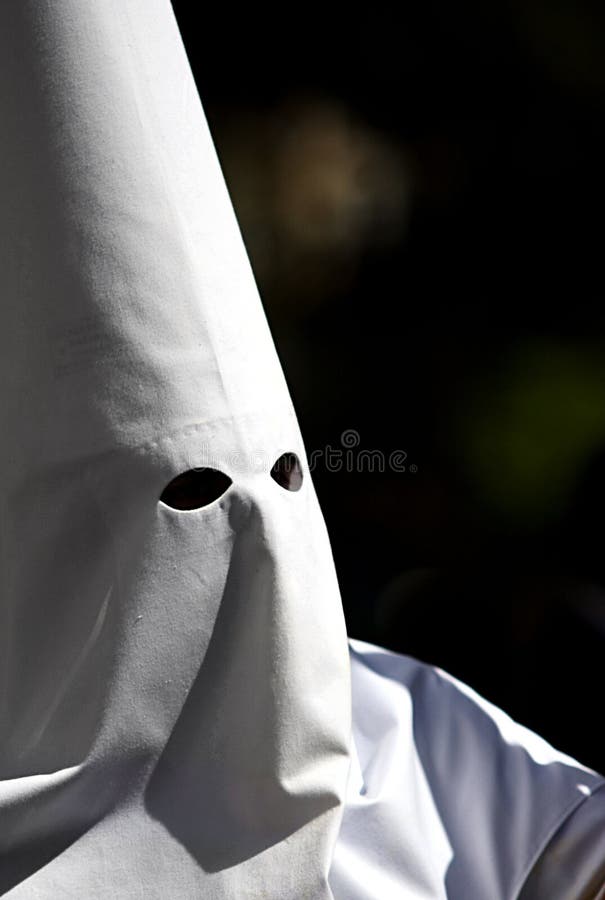 White Cloth Mask of Spanish Holy Week Stock Image - Image of santa ...