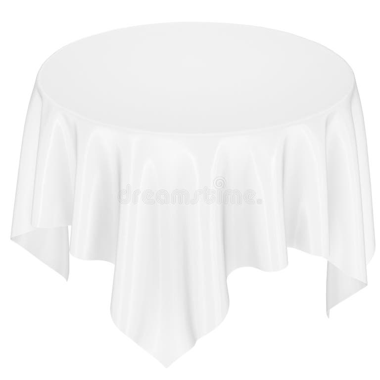 White cloth on the table stock image. Image of painting - 48182757