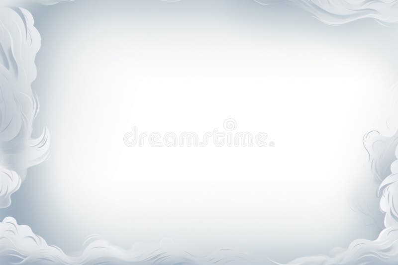 A White Cloud Background with a Square Frame in the Middle Stock ...