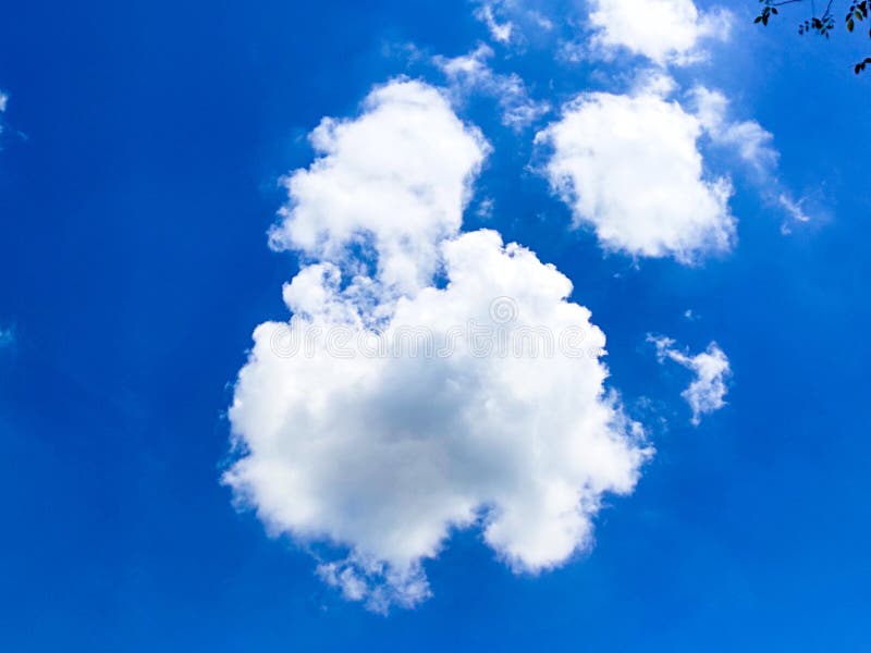 White Cloud in blue sky stock photo. Image of blue, cloud - 270403598