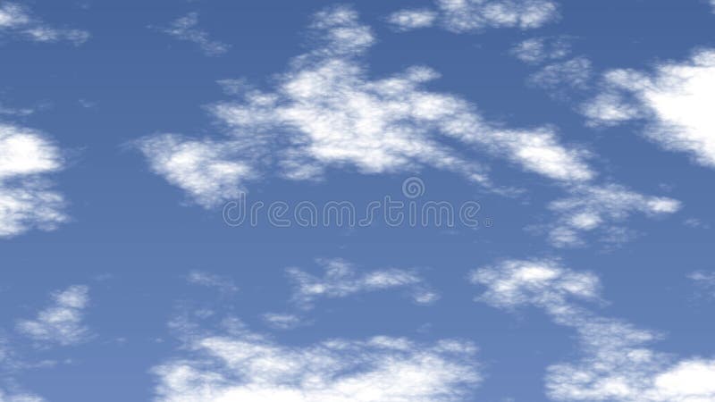 White Cloud in Blue Sky Background Stock Illustration - Illustration of ...