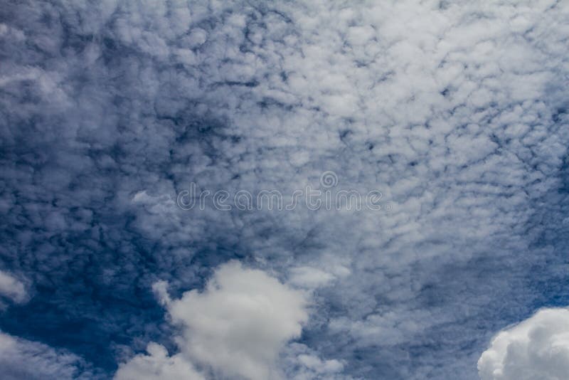 White Cloud with Blue Sky Background in Nice Day Stock Image - Image of ...