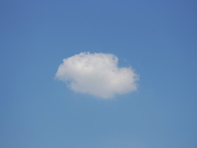 White Cloud Floating through the Sky. Stock Photo - Image of beautiful ...