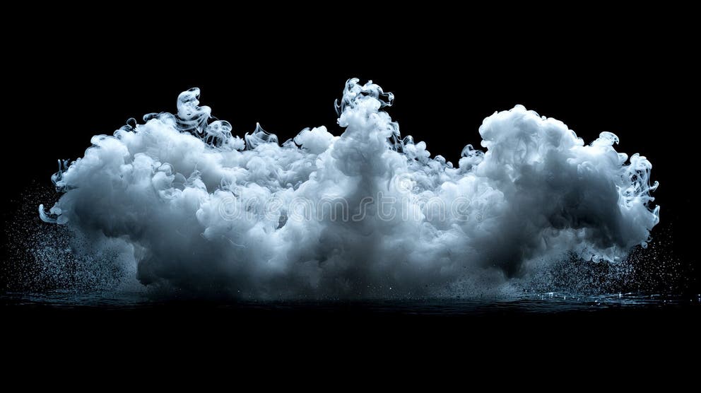 White Cloud Effect on a Background for Design Element and Motion ...