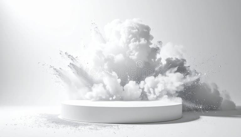 White Cloud Explosion Effect, Product Launch with Dramatic Dust Effect ...