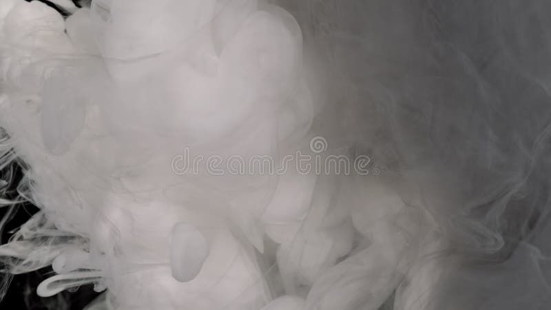 White Cloud of Ink. Magic White Abstract Background Stock Image - Image ...