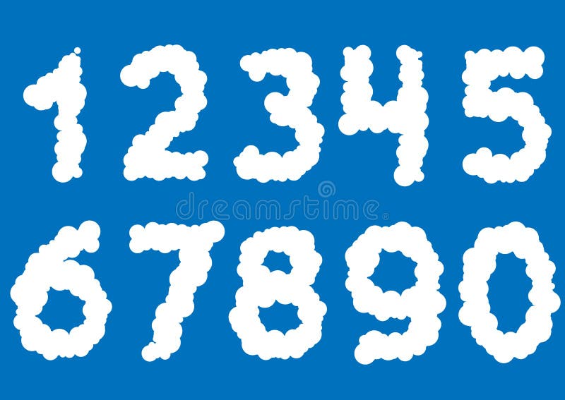 Cloud Numbers Stock Illustrations – 4,971 Cloud Numbers Stock ...