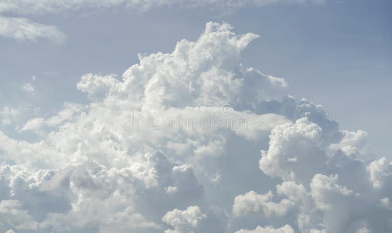 White Cloud Pattern and Texture. Soft Sky and Clouds in Daylight Stock ...