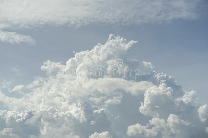 White Cloud Pattern and Texture. Soft Sky and Clouds in Daylight ...