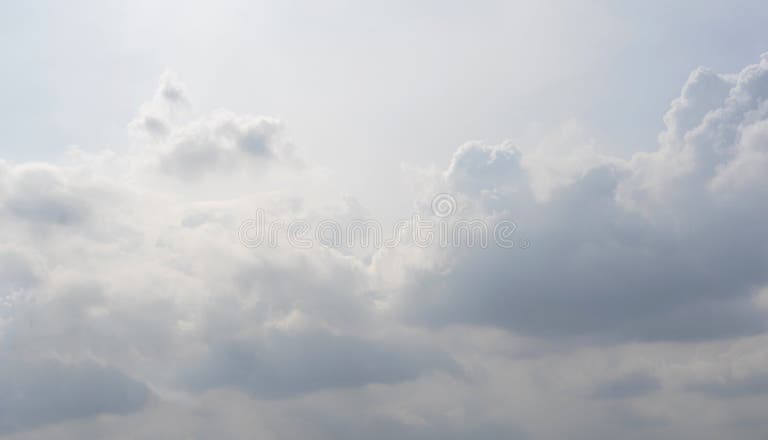 White Cloud Pattern and Texture. Soft Sky and Clouds in Daylight Stock ...