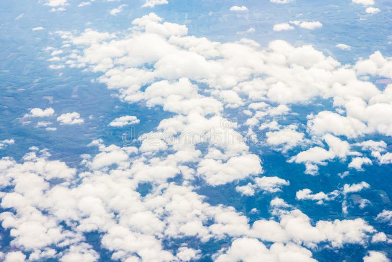 White Cloud Scene Nature Background Stock Image - Image of beautiful ...