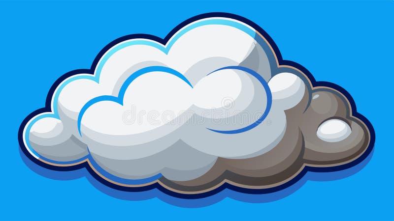 White Cloud on Transparent Background, Png Stock Vector - Illustration ...