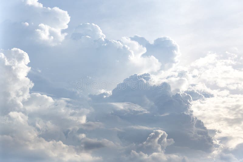White Clouds Background Texture Pattern Stock Photo - Image of ...