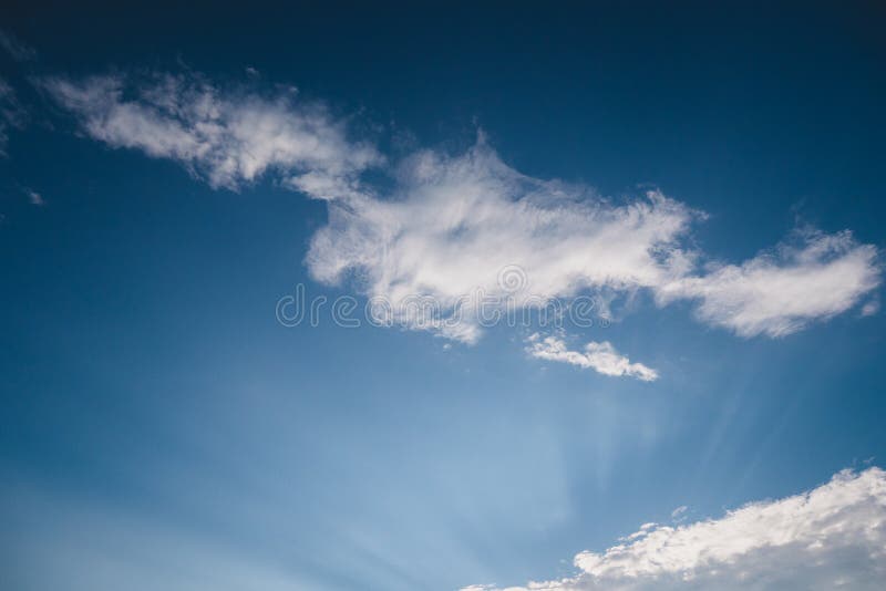 Blue Sky and Clouds. stock photo. Image of background - 163627630
