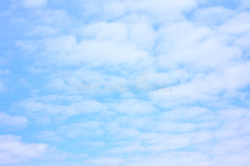 White Clouds in a Blue Bright Sky Stock Photo - Image of cumulus, blue ...