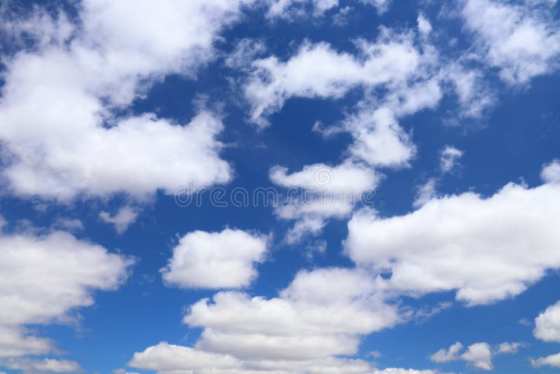 White Clouds Blue Sky Texture Stock Photo - Image of abstract, nature ...