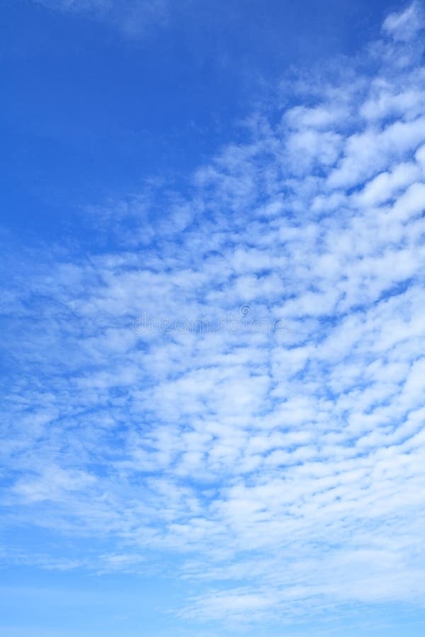White Clouds in Azure Sky As Background Stock Image - Image of pattern ...