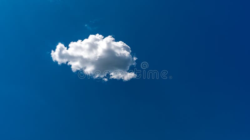 White Clouds Float Across the Blue Sky, Nature Stock Image - Image of ...