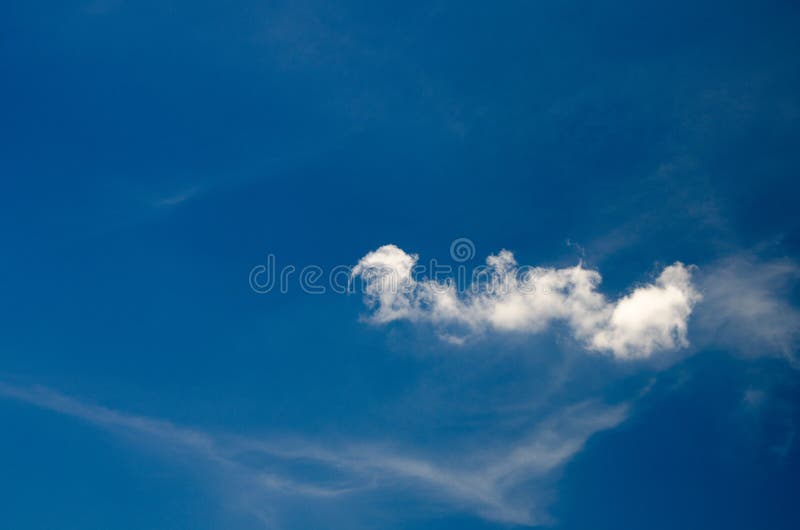 White Clouds Floating in the Sky at Daytime Taken with CPL Filters ...