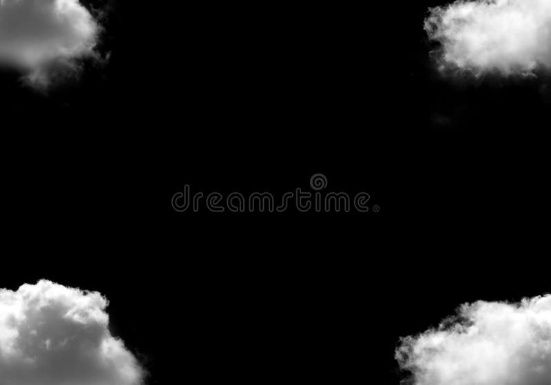 White Clouds Frame Template Stock Illustration - Illustration of high ...