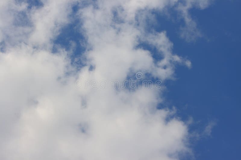 White Clouds Ready for Rain Stock Image - Image of blue, white: 255380605
